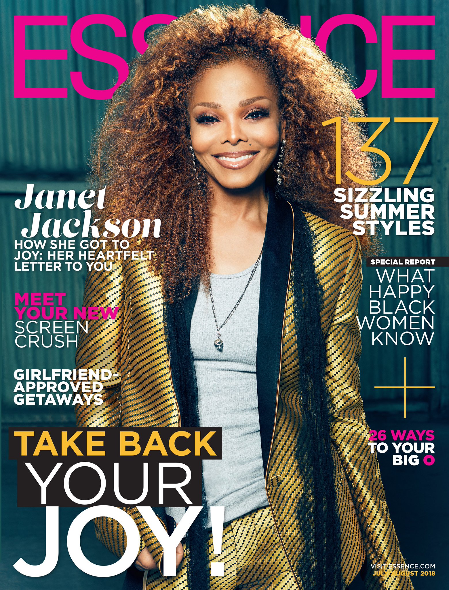 Janet on the cover of Essence Magazine – Jackson Dynasty